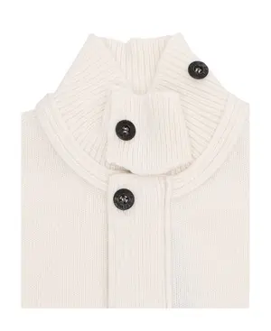 Stone Island Compass Motif Knitted Jacket