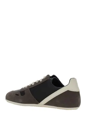 Rick Owens Concordians Minimal 'dark Dustmilk' Sneakers - Black