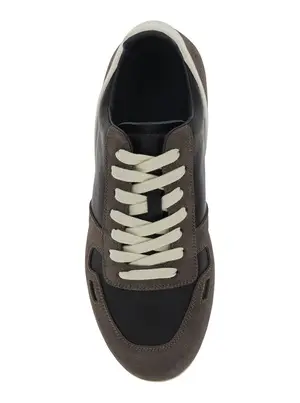 Rick Owens Concordians Minimal 'dark Dustmilk' Sneakers - Black