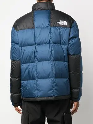 The North Face High Collar Long Sleeved Down Jacket - Blue