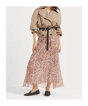 Brunello Cucinelli Panama Cropped Pea Coat