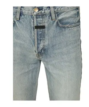 Fear Of God Logo Patch Flared Jeans