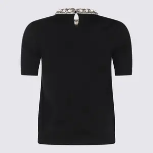 Valentino Garavani Embellished Crewneck Knitted Top