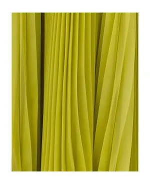 Dior Asymmetric Silk Chiffon Pleated Maxi Dress