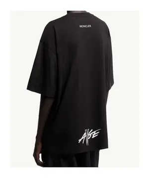 Moncler X Asap Rocky Logo Patch Crewneck T-shirt