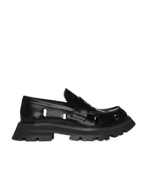 Alexander Mcqueen Cut Out Flats For Women