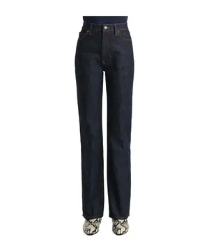 Khaite Danielle High-waisted Stretch Jeans
