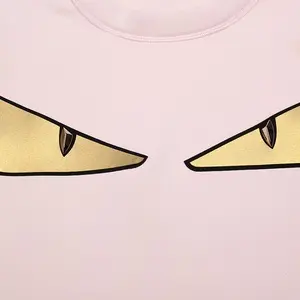 Fendi Devil Eye Long Sleeve Sweater - Pink