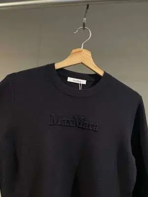 Max Mara Viscose And Wool Yarn Crew Neck Sweater