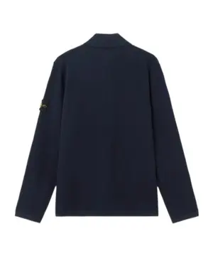 Stone Island Long-sleeved Knitted Polo Shirt