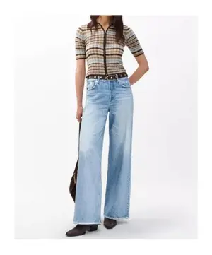 RAG  BONE Rag & Bone Wide-leg Jeans