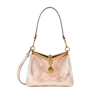 Etro Metallic Leather Vela Bag - Pink
