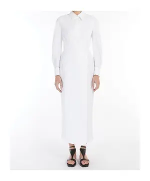 Max Mara Draped Long-sleeved Dress
