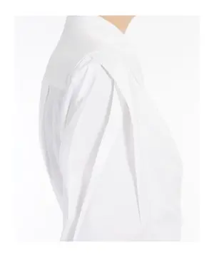 Max Mara Draped Long-sleeved Dress