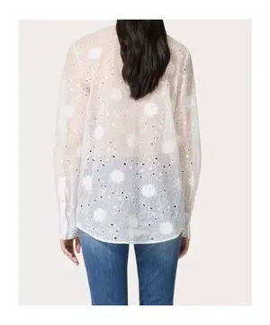 Valentino Garavani Floral Embroidered Long-sleeved Shirt