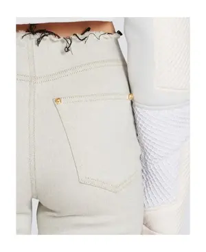 Balmain Ribbed Cotton Slim-fit Jeans