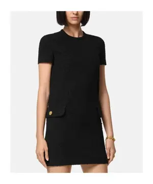 Versace Tweed Shift Minidress
