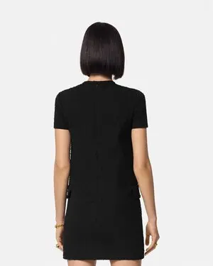 Versace Tweed Shift Minidress
