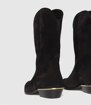 Isabel Marant Étoile Elbana" Cowboy Ankle Boots