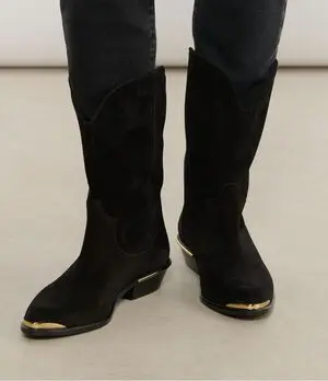 Isabel Marant Étoile Elbana" Cowboy Ankle Boots