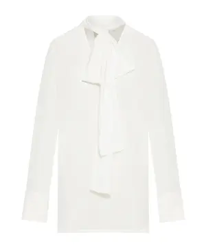Sportmax Pussy-bow Long-sleeved Shirt - No