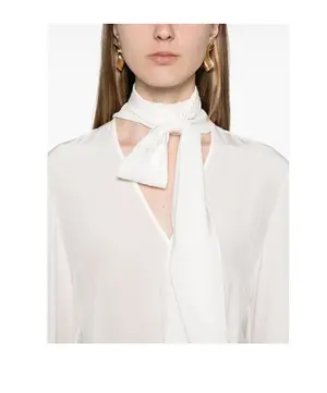 Sportmax Pussy-bow Long-sleeved Shirt