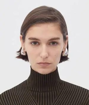 Bottega Veneta Drop Earrings - Gray