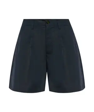 Woolrich Buttoned High-waisted Shorts - Blue