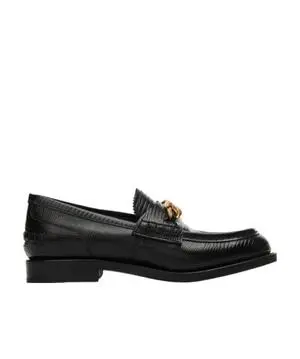 Alexander Wang Logo Plaque Detail Loafers - Black