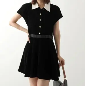 Celine Mini Dress In Flowing Velvet