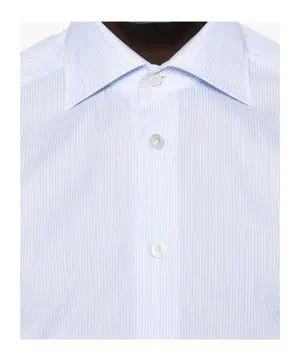 Kiton Striped Cotton Shirt