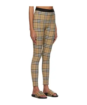 Burberry Vintage Checked Skinny Cut Leggings