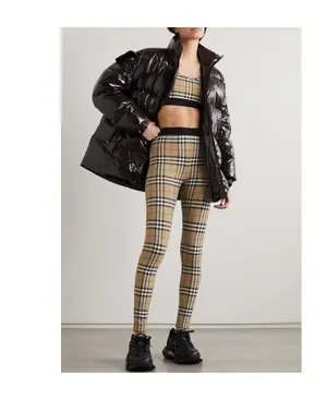 Burberry Vintage Checked Skinny Cut Leggings