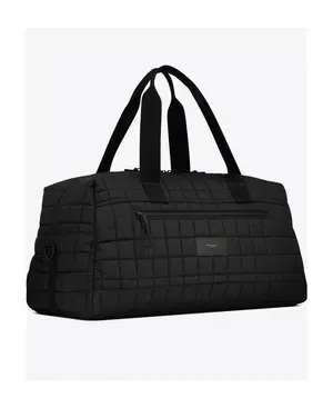 Saint Laurent Quilted Duffle Bag