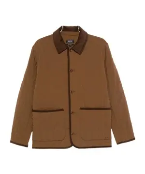 A.p.c. Long-sleeved Quilted Jacket