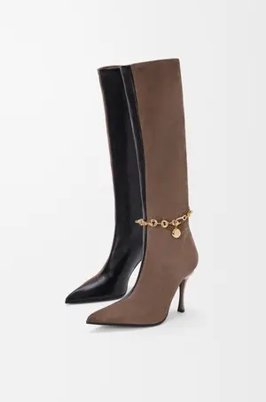 Loewe Two-tone Knee-high Boots