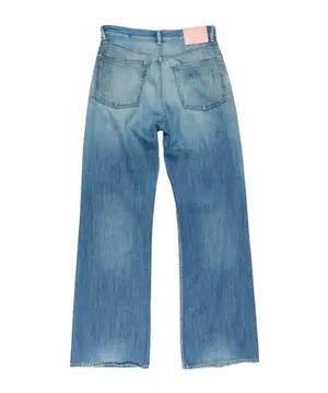 Acne Studios Mid-rise Wide-leg Jeans - Medium Blue