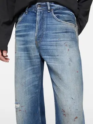 Acne Studios Mid-rise Wide-leg Jeans