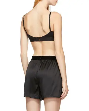 TOM FORD Logo Waistband Bra - Black