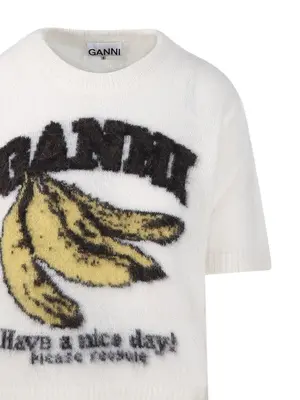 GANNI Graphic Knit T-shirt