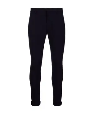 DONDUP Button Detailed Mid-rise Trousers - Black
