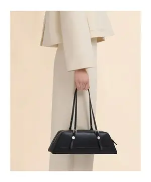 Marni Leather Dot Duffle Bag - Black