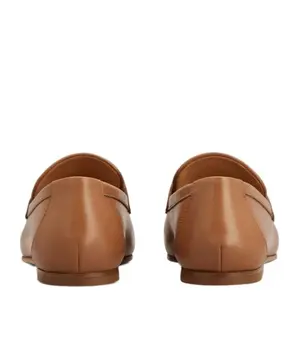 TOD'S Slip-on Loafers With Metal Detail - Brown