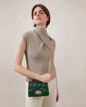 Mulberry Softie Nappa Leather Mini Bag - Green