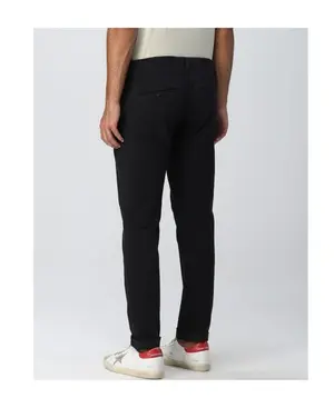 DONDUP Logo Trousers - Black