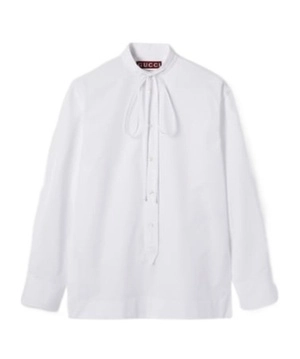 Gucci Double G Embroidery Poplin Shirt