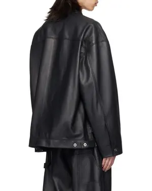 Bottega Veneta Leather Pocket Jacket