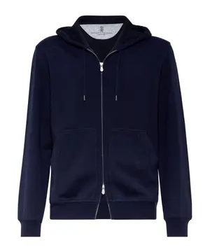 Brunello Cucinelli Long-sleeve Cashmere Hoodie - Black