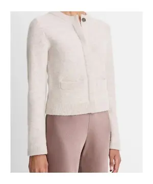 Vince Front-pocket Cardigan - Marble