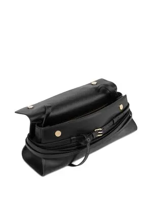 Moschino Medium Tie Me Shoulder Bag - Black